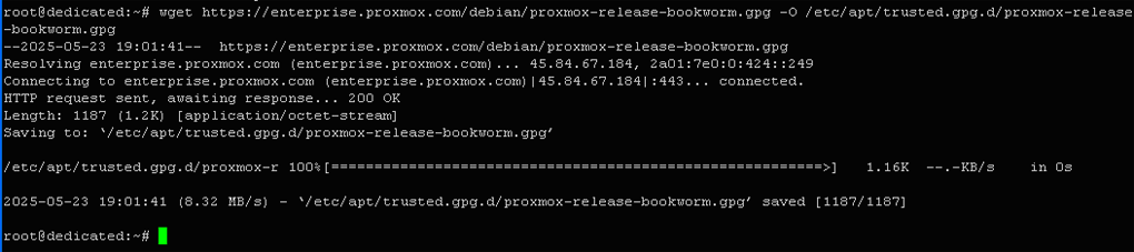 Налаштування Proxmox Backup Server 3.4 на VPS із Debian Bookworm — Хостинг-компанія FREEhost.UA